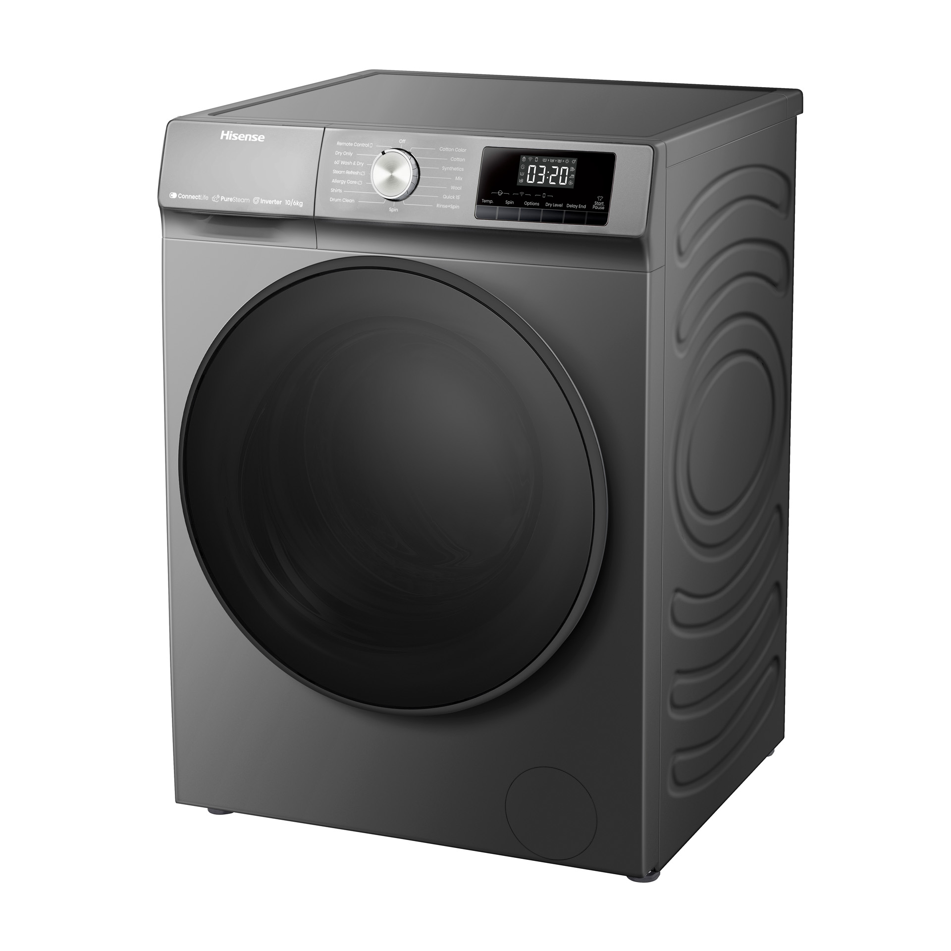 Hisense WD3Q1043BT | Hisense Front Load Washer (10kg) and Dryer (6kg) - Shop Snap