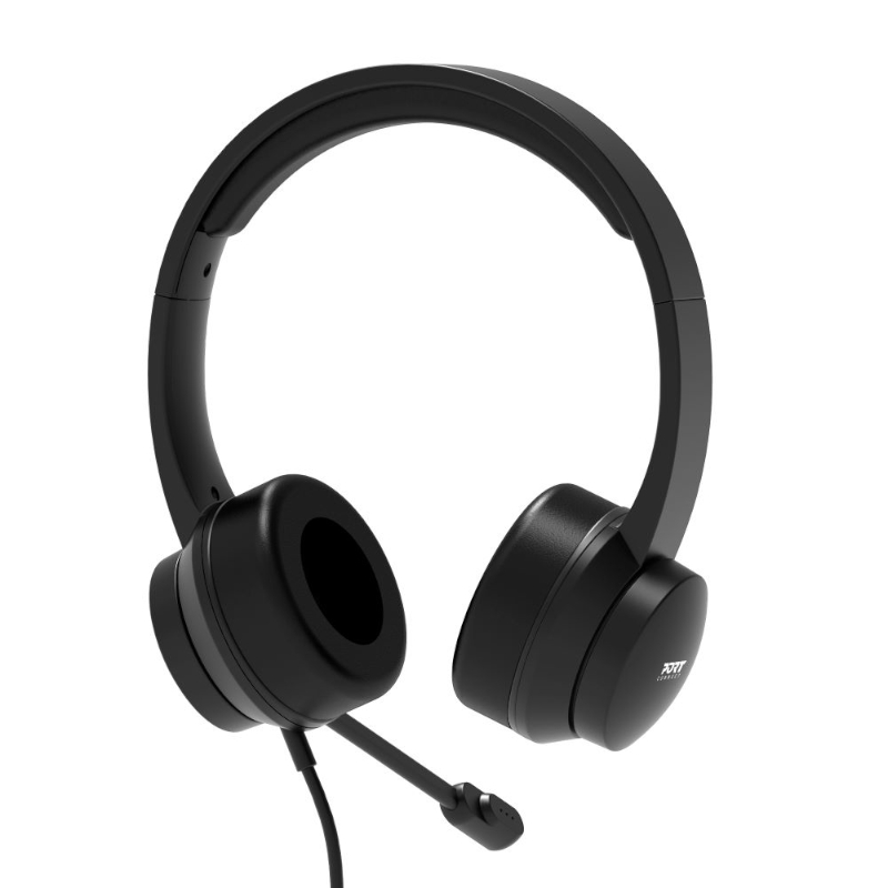 PORT STEREO HEADSET WITH MIC OFFICE USB-Executive - Shop Snap