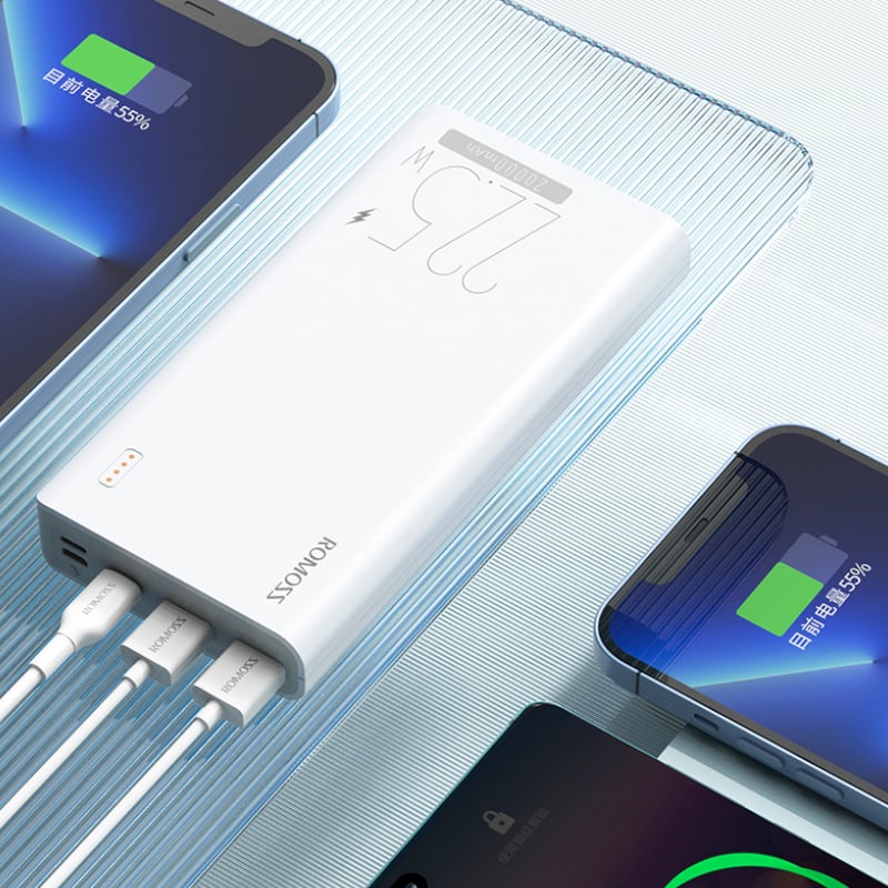 Romoss Power Bank Zeus 40000mAh 22.5w BK - Shop Snap